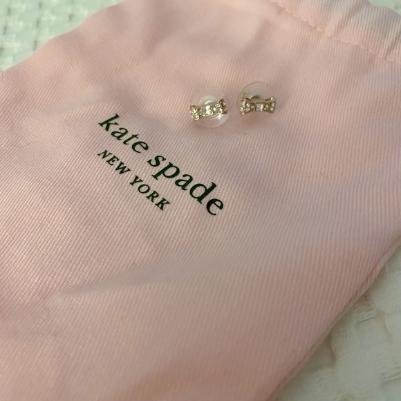 kate spade | Jewelry | Kate Spade Rose Gold Bow Studs | Poshmark